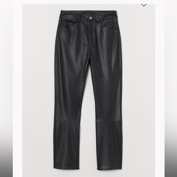 H&M | Pants & Jumpsuits | Hm Faux Leather Pants | Poshmark